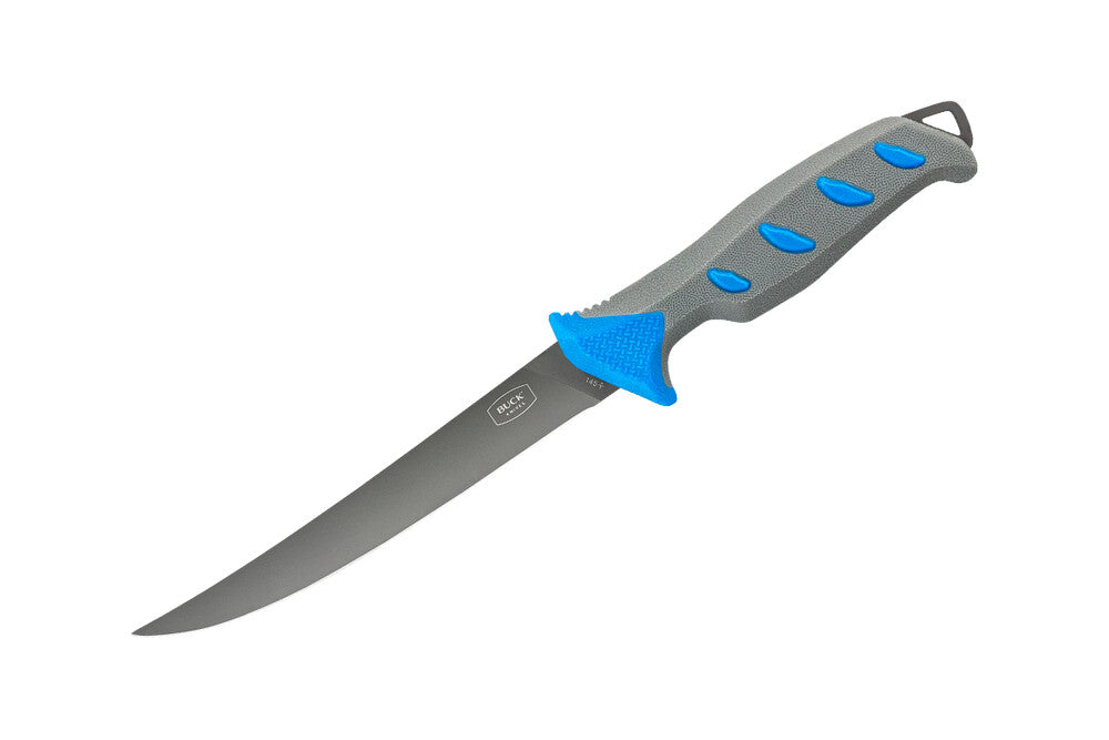 Buck 145 Hookset 6" Blue/Gray Salt (0145BLS) – Chiangmai Archery & Outdoor